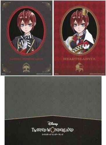 Character Card Riddle Rose Heart Bromide Set 2-Piece With Envelope ...
