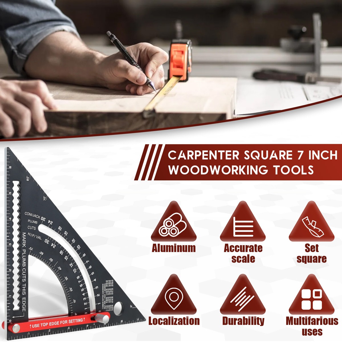 Precision Woodworking Squares Ultimate Tools MTX R Multifunction