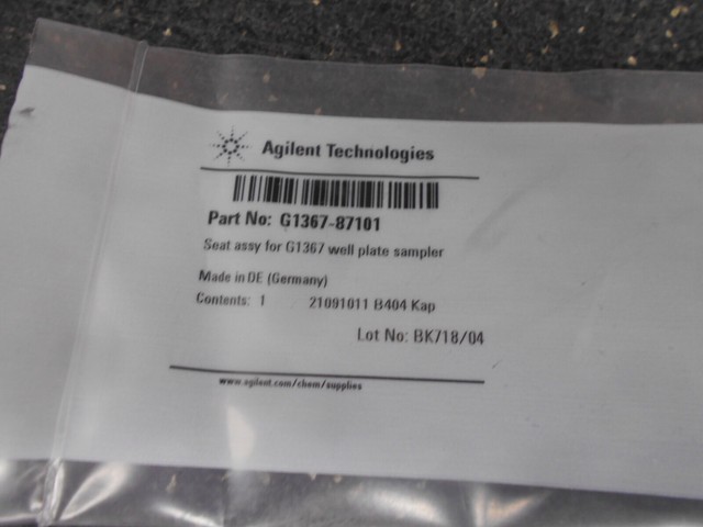 Agilent G1367-87101 Needle Seat Vespel Well Plate G1367 Autosampler for ...