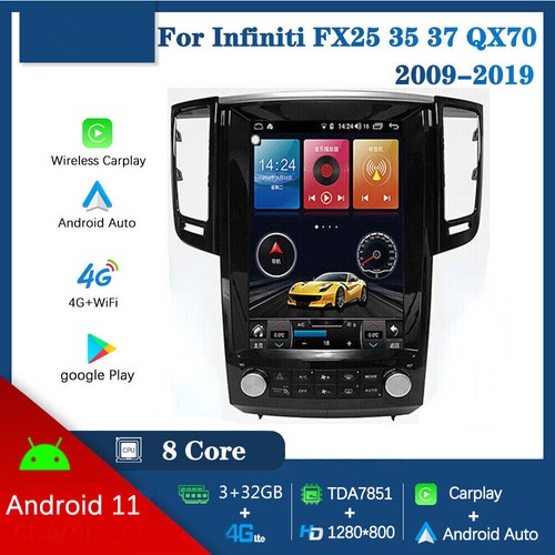 12.1" Car Android Stereo Radio For Infiniti Fx Fx25 Fx35 Fx37 Qx70 2009 ...