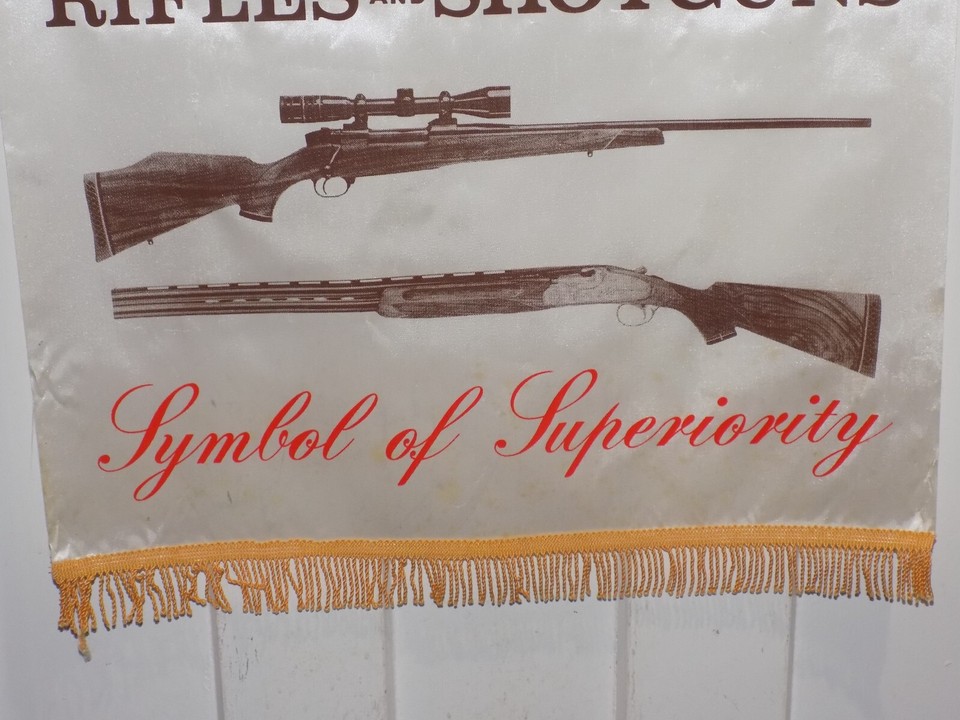 Vintage Weatherby Rifles and Shotguns Store Display Banner | eBay