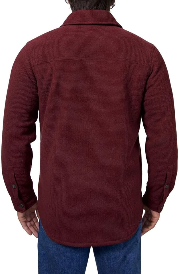 Freedom Foundry Men's Plaid Fleece Jackets Super Plush Sherpa Lined ...