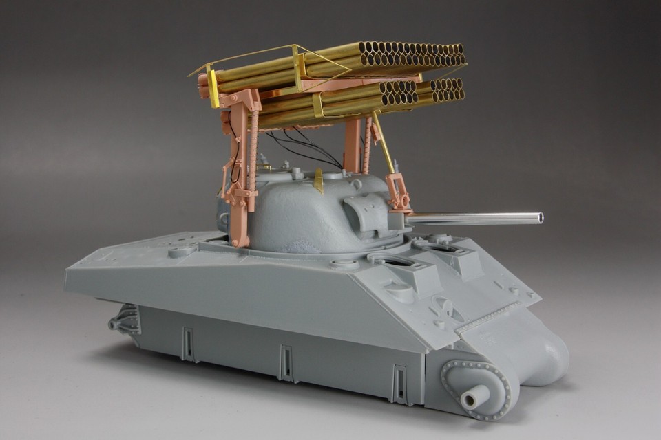 1/35 M4 Sherman Rocket Launcher T34 Calliope w/ M8 Rocket Conversion ...