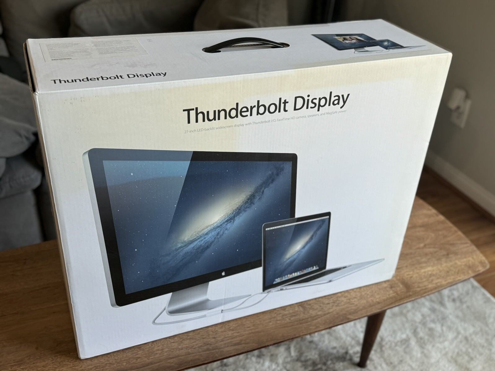 Apple Thunderbolt A1407 27" Widescreen Monitor - Silver for sale online ...