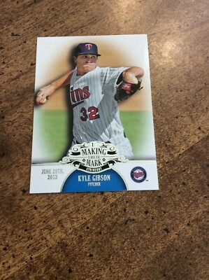 2013 Topps Making Their Mark Baseball #MM-49 Kyle Gibson Twins | eBay