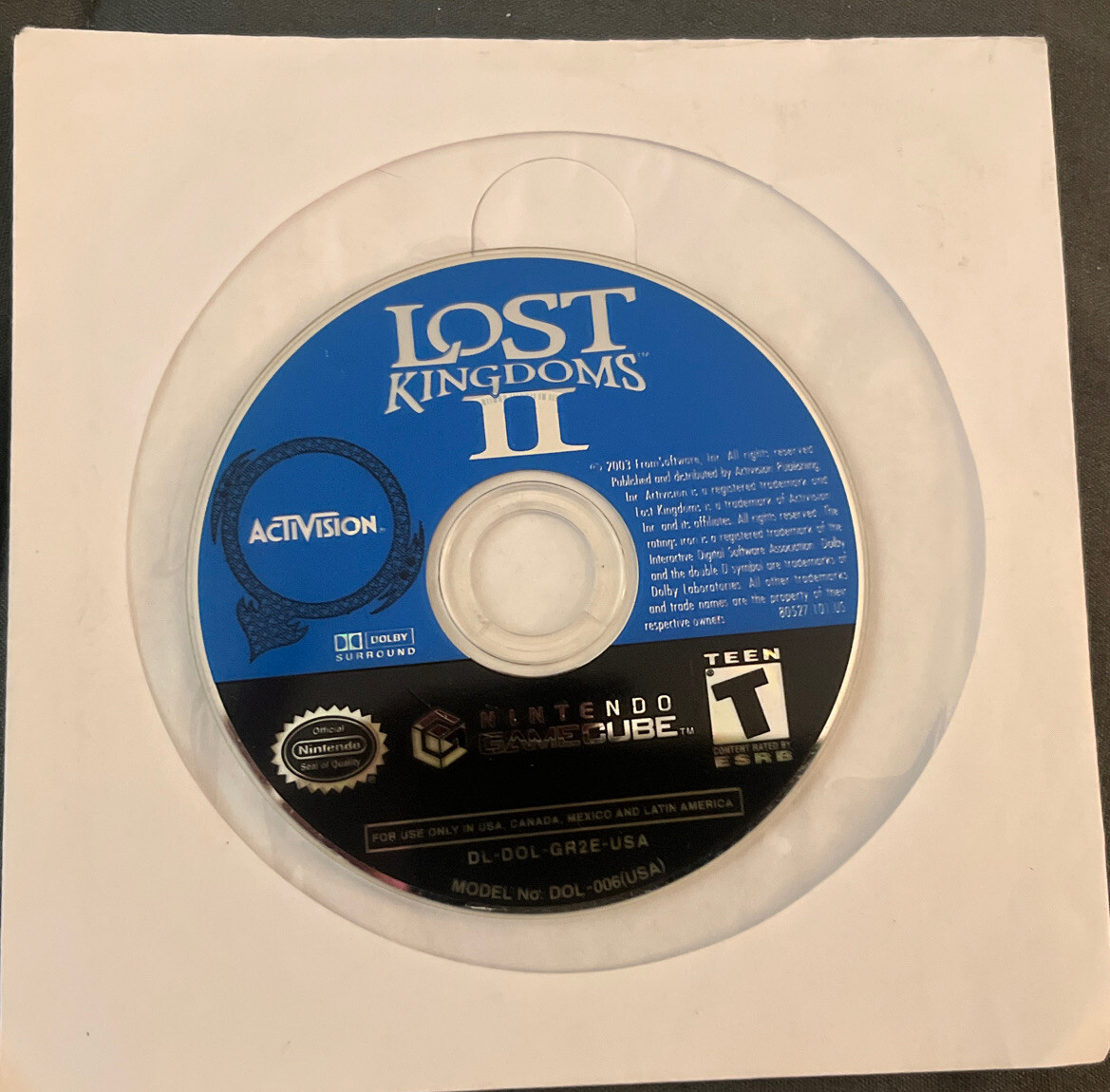 Lost Kingdoms 2 II (Nintendo GameCube 2003) Disc only 47875805279| eBay