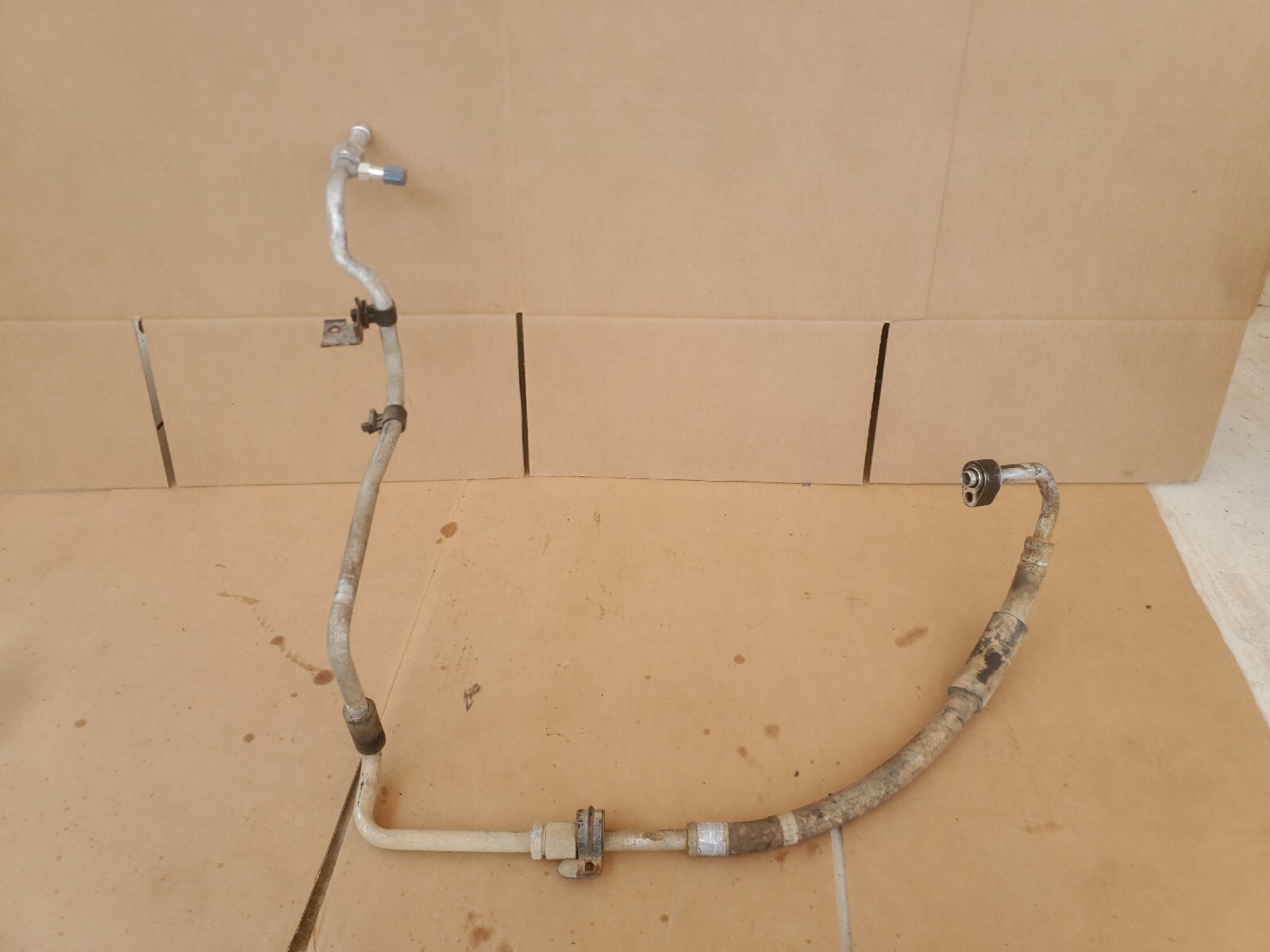 90-93 Mazda Miata Mx5 Oem high pressure ac line compressor to firewall ...