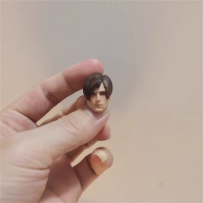 Painted 1/12 Scale Resident Evil New Handsome Leon Head Sculpt Fit 6 ...