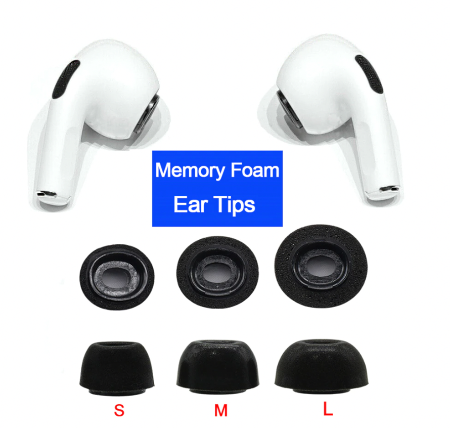 Replacement Ear Tips For Apple Airpods Pro Memory Foam Tips Airpod Pro ...
