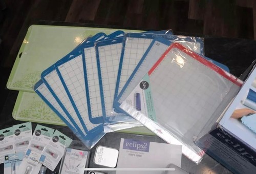 Sizzix eclips 2 Accessory Huge Lot! Fabric Mats Blades Blade Holder ...