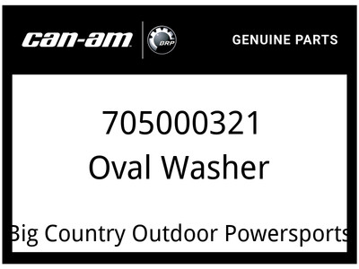 Can-Am OEM Part 705000321 Oval Washer | eBay
