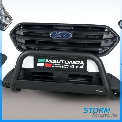FOR FORD TRANSIT CUSTOM 2018 ONWARD MISUTONIDA FRONT NUDGE BULL A-BAR ...