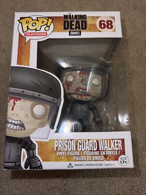 Funko Pop Prison Guard Walker 68 Walking Dead With Protector | eBay