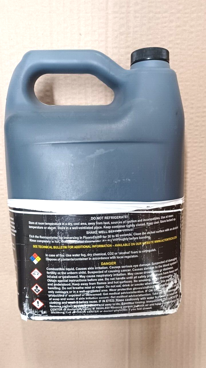 FluoroEtch Safety Solvent-One Gallon FLUOROPOLYMER PRE-BONDING ETCHING ...