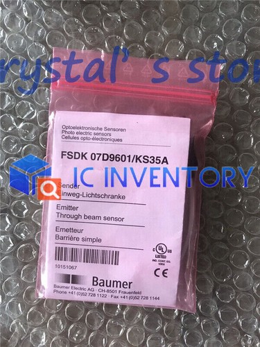 1PCS NEW Baumer Emitter Through Beam Sensor FSDK 07D9601/KS35A | eBay