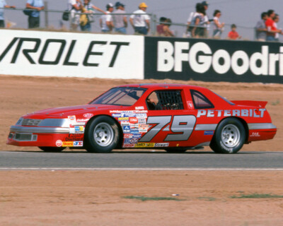 ROY SMITH 1988 #79 PETERBUILT RACING ON TRACK AT RIVERSIDE 8X10 GLOSSY ...