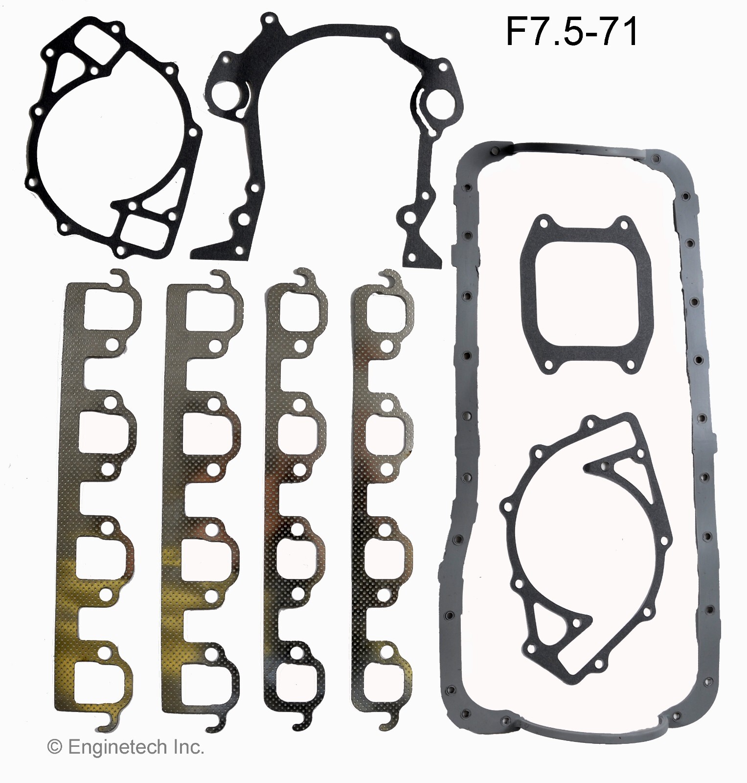 Engine Remain/Re-Ring Kit for 88-92 Ford 7.5L/460 OHV V8 16V Truck/SUV ...