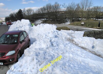 Photo 6x4 Entrance to the Curbar Gap car park When this road was ...