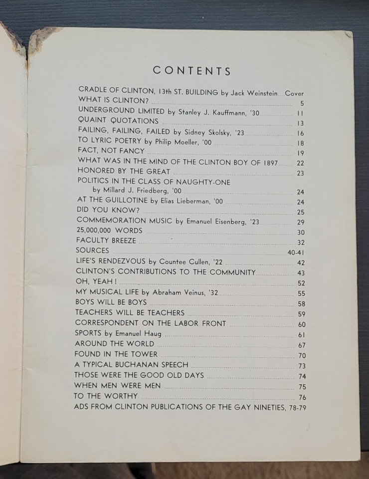 COUNTEE CULLEN MAGPIE HIGH SCHOOL HARLEM RENAISSANCE SCARCE POETRY 1934 ...