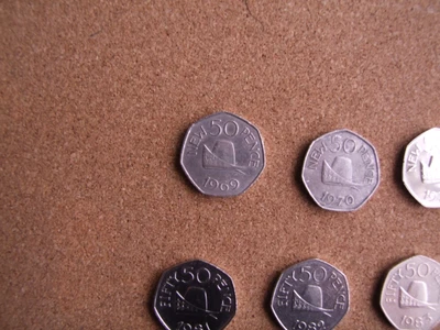 Balwick of Geurnsey 50p's Ducal Cap 1 of | Grelly UK