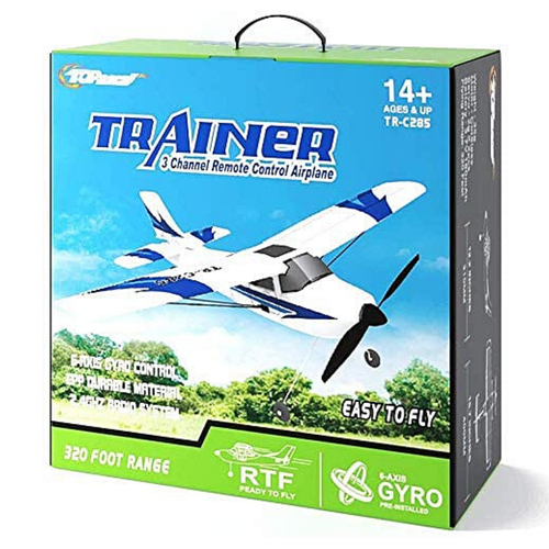Top Race Rc Plane 3 Channel Remote Control Airplane Easy & Ready to Fly ...