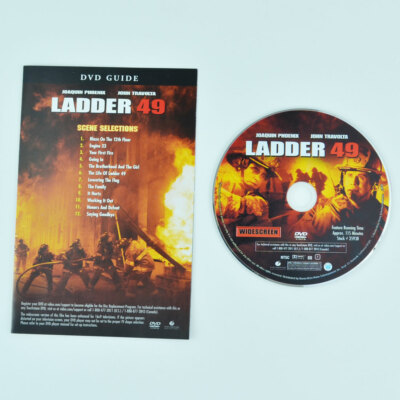 Ladder 49 (DVD, 2005, Widescreen) Joaquin Phoenix John Travolta - DISC ...