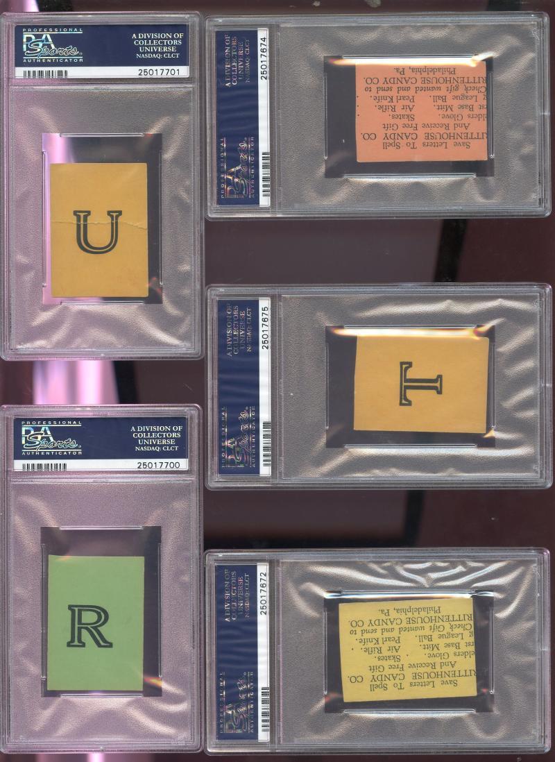 1933 E285 Rittenhouse Candy 8 Dibrell Dib Williams PSA A Graded ...