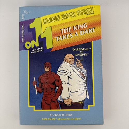 1 ON 1 ADVENTURE GAMEBOOKS MARVEL SUPER HEROES DAREDEVIL VS KINGPIN SET ...