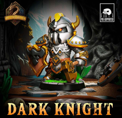28mm Dark Knight Chibi D&D Pathfinder Dungeons and Dragons Super ...