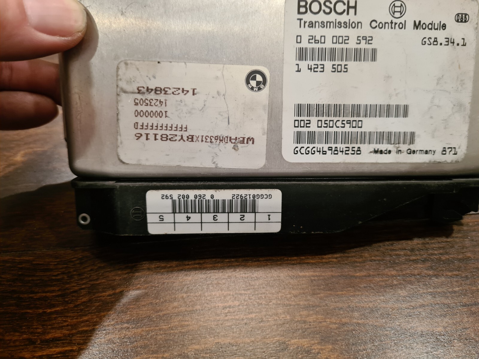 1997-1998 BMW E39 528i EGS Transmission Control Module TCM TCU Unit ...