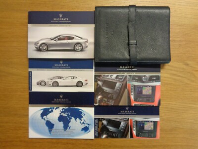 Maserati Granturismo Owners Handbook/Manual and Wallet | eBay