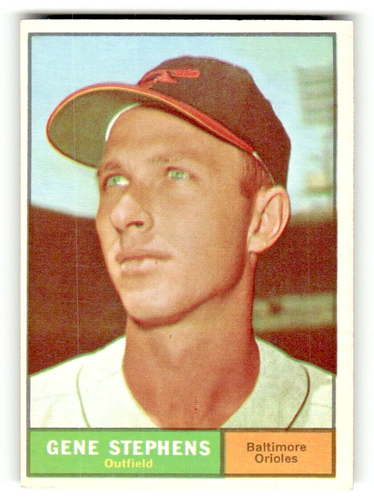 1961 TOPPS BALTIMORE ORIOLES GENE STEPHENS #102 NM | eBay