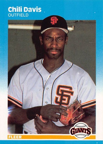 Chili Davis 1987 Fleer 270 San Francisco Giants BASEBALL Card | eBay