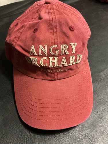 Distressed Angry Orchard Hard Cider Hat, Strap Back, Adjustable, Red ...