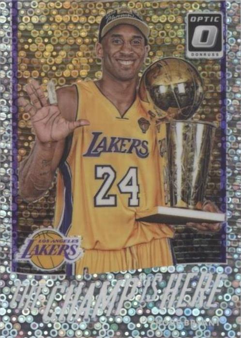 2017-18 Panini Donruss Optic - The Champ Is Here Kobe Bryant #6 Fast ...