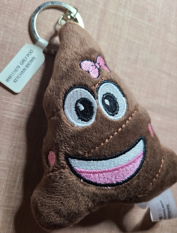 Poop Emoji Stuffed Keychain By Girly Poo | eBay