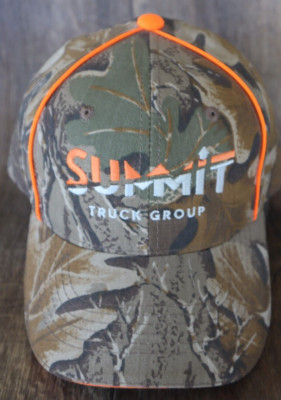 Summit Trucking Group Camo / Orange Hat Cap Baseball Cap #11 | eBay