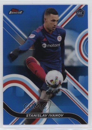 2022 Topps Finest MLS Blue Refractor /150 Stanislav Ivanov #84 Rookie RC | eBay