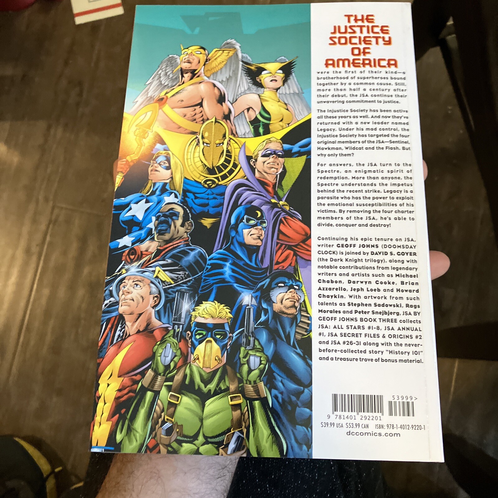 JSA by Geoff Johns #3 (DC Comics September 2019) for sale online | eBay