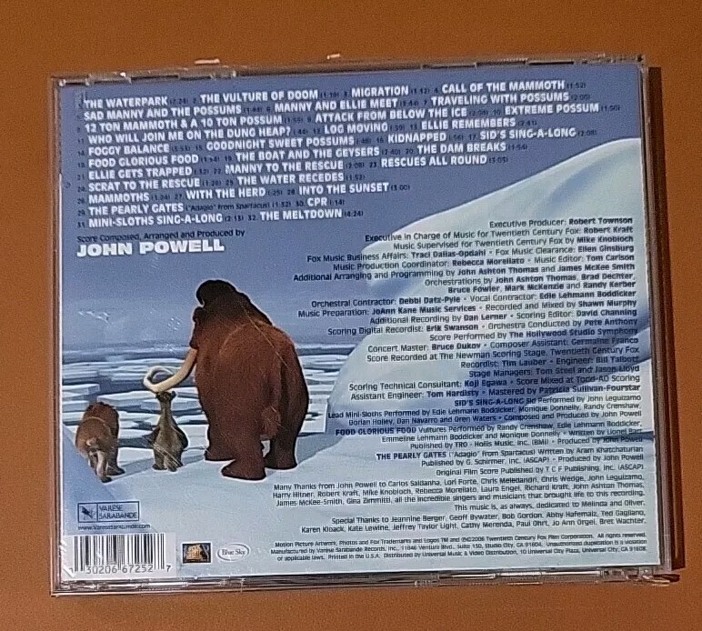 Ice Age Soundtrack CD David Newman 2006 | eBay