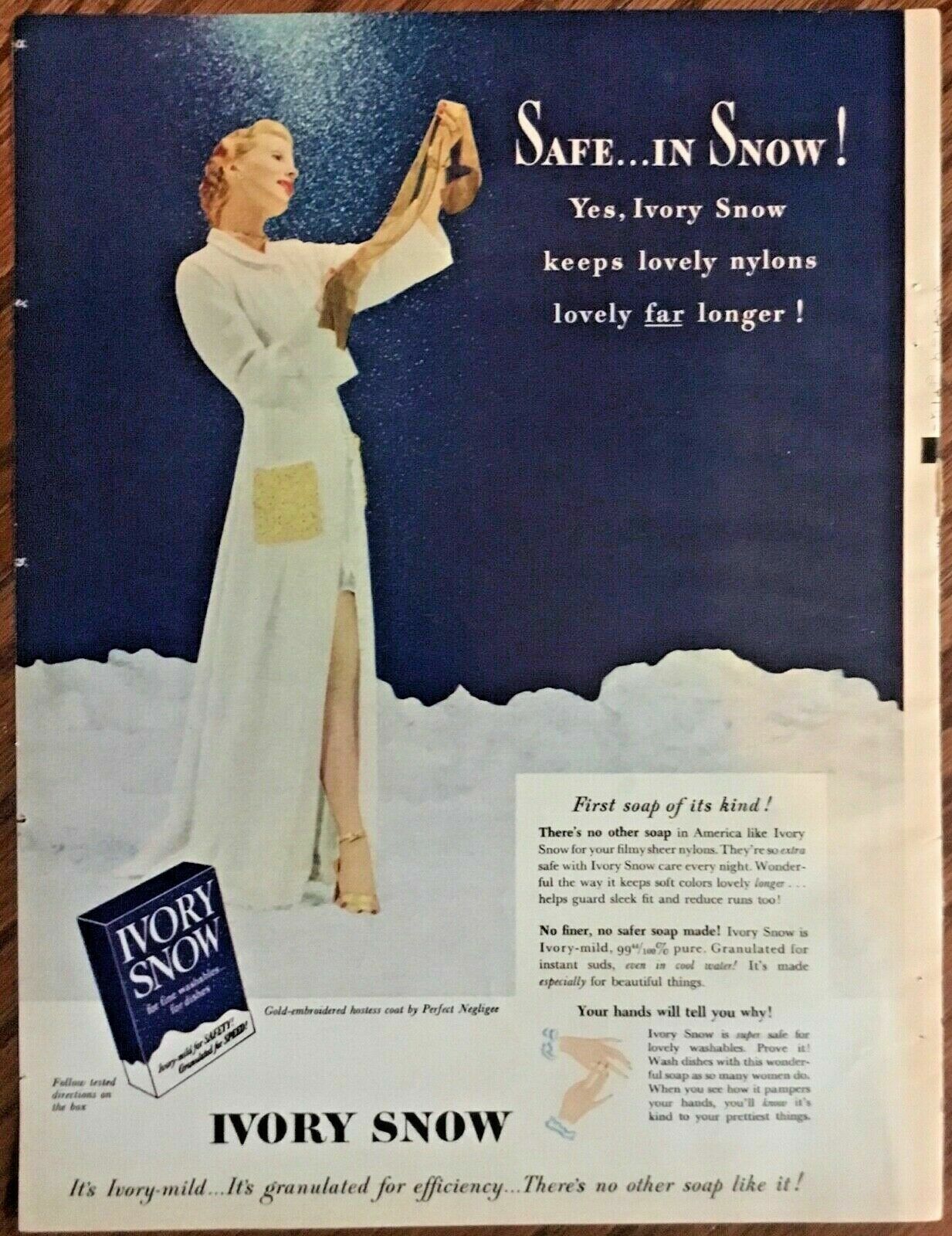 Ivory snow soap 1949 original vintage ad 1940s beauty decor retro art ...