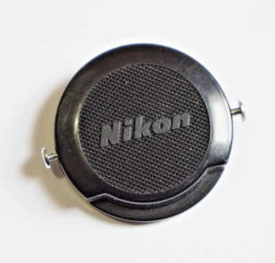 NIKON 34.5mm VINTAGE FRONT LENS CAP Silver Pins #940 | eBay