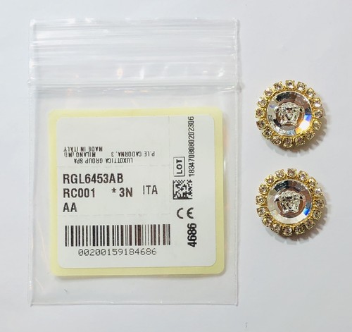 Versace VE 4384B Sunglasses Golden Clear Crystal Replacement Temple ...