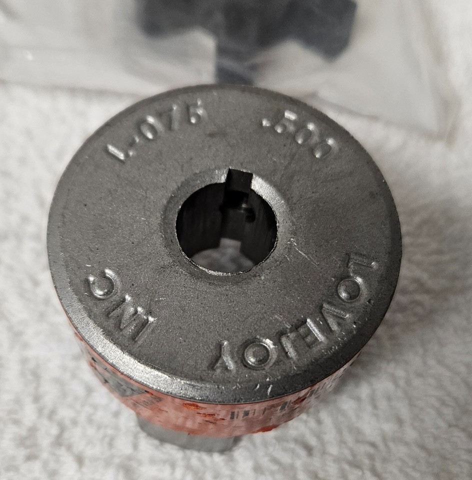 2 New Complete Lovejoy L-075 Motor Gearbox Coupler Spider Coupling .5 ...