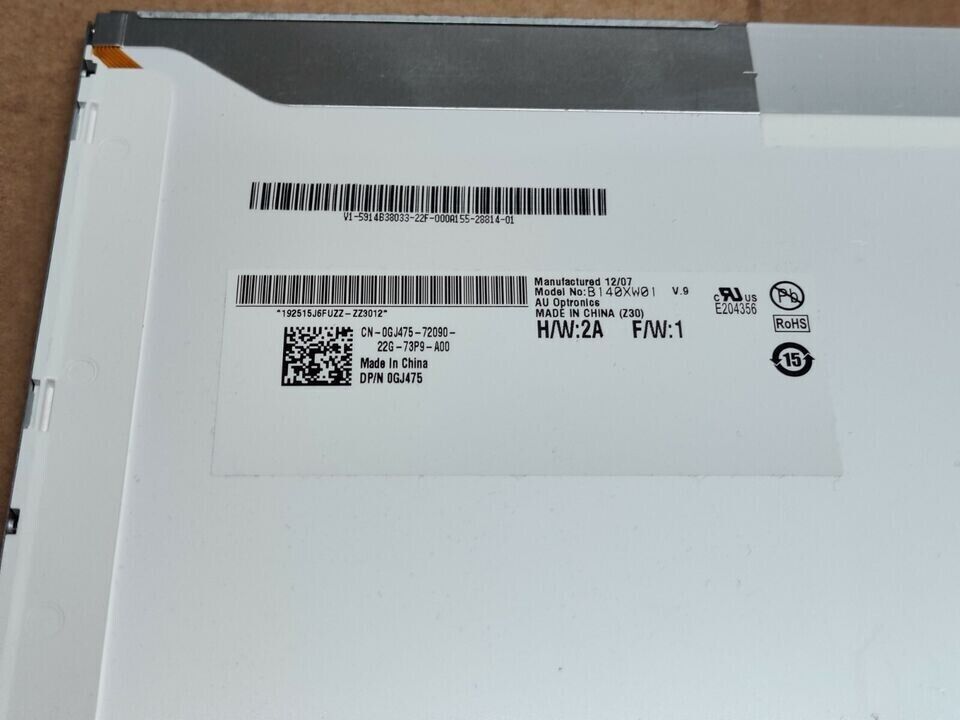 ️ Dell Latitude E6420 LCD screen 14" HD AUO B140XW01 H/W:2A F/W:1 ...