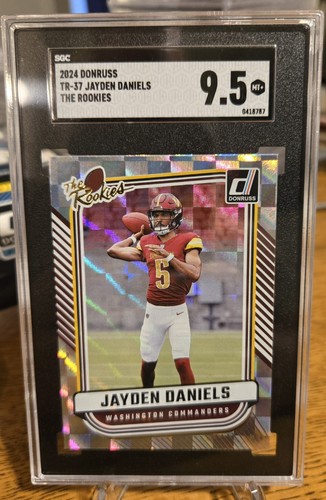 Jayden Daniels 2024 Donruss TR-37 The Rookies SGC 9.5 MT+ | eBay