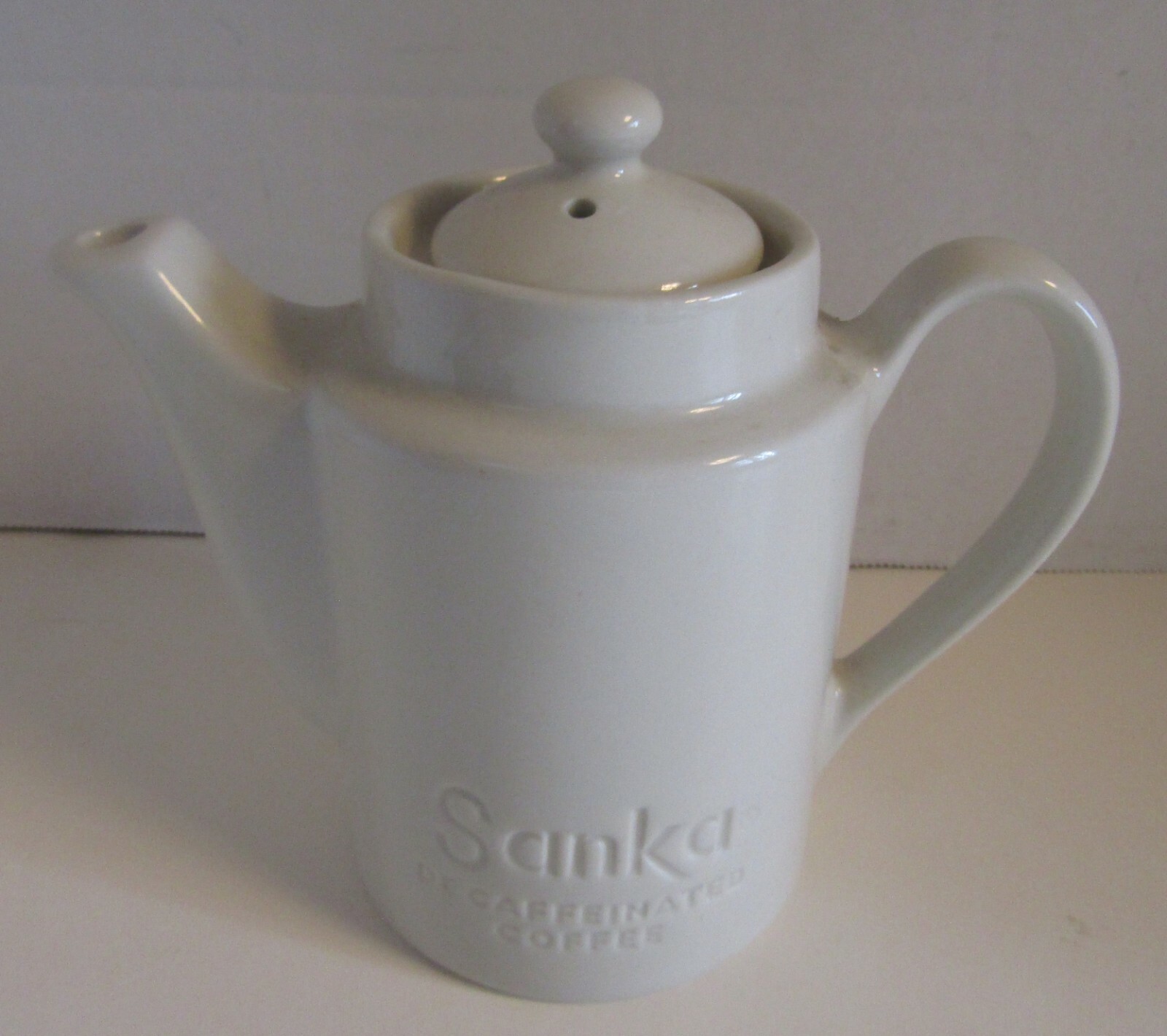 VINTAGE HALL CHINA SANKA DECAF COFFEE POT Promotional | eBay