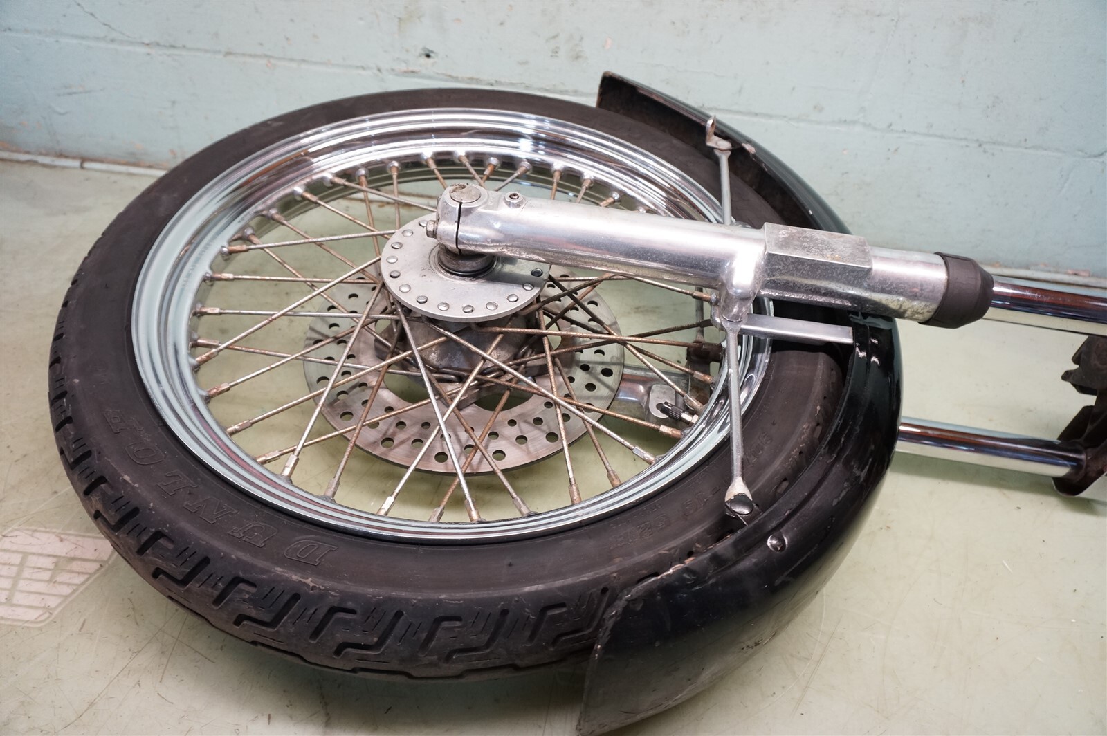 Harley Davidson Ironhead Sportster Superglide Disc Narrow Glide Front ...