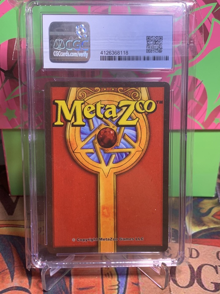 CGC Perfect 10 - Metazoo - Dragon's Rise - UFO 1st Edition - 20/165 ...