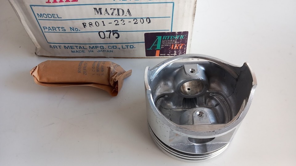 4x Piston for Mazda F8 engine 86.75mm Bore +0.75mm Oversize | eBay